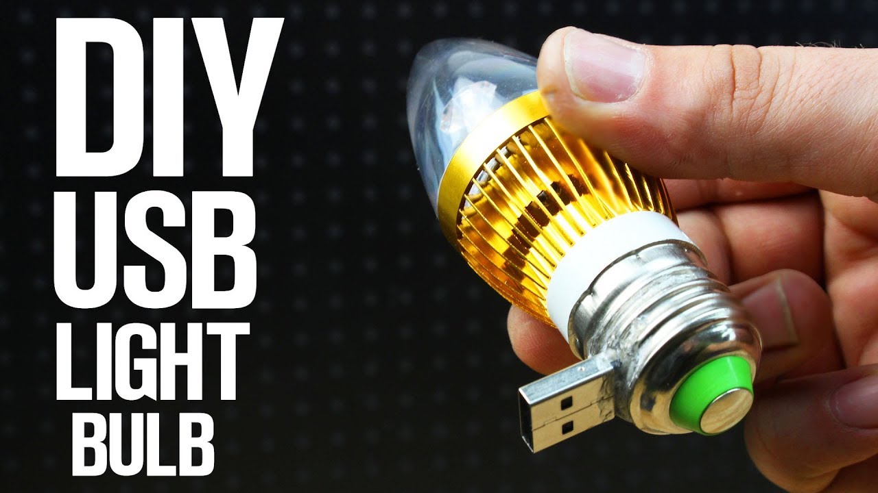 Mini USB Light Bulb - DIY LED Project - YouTube