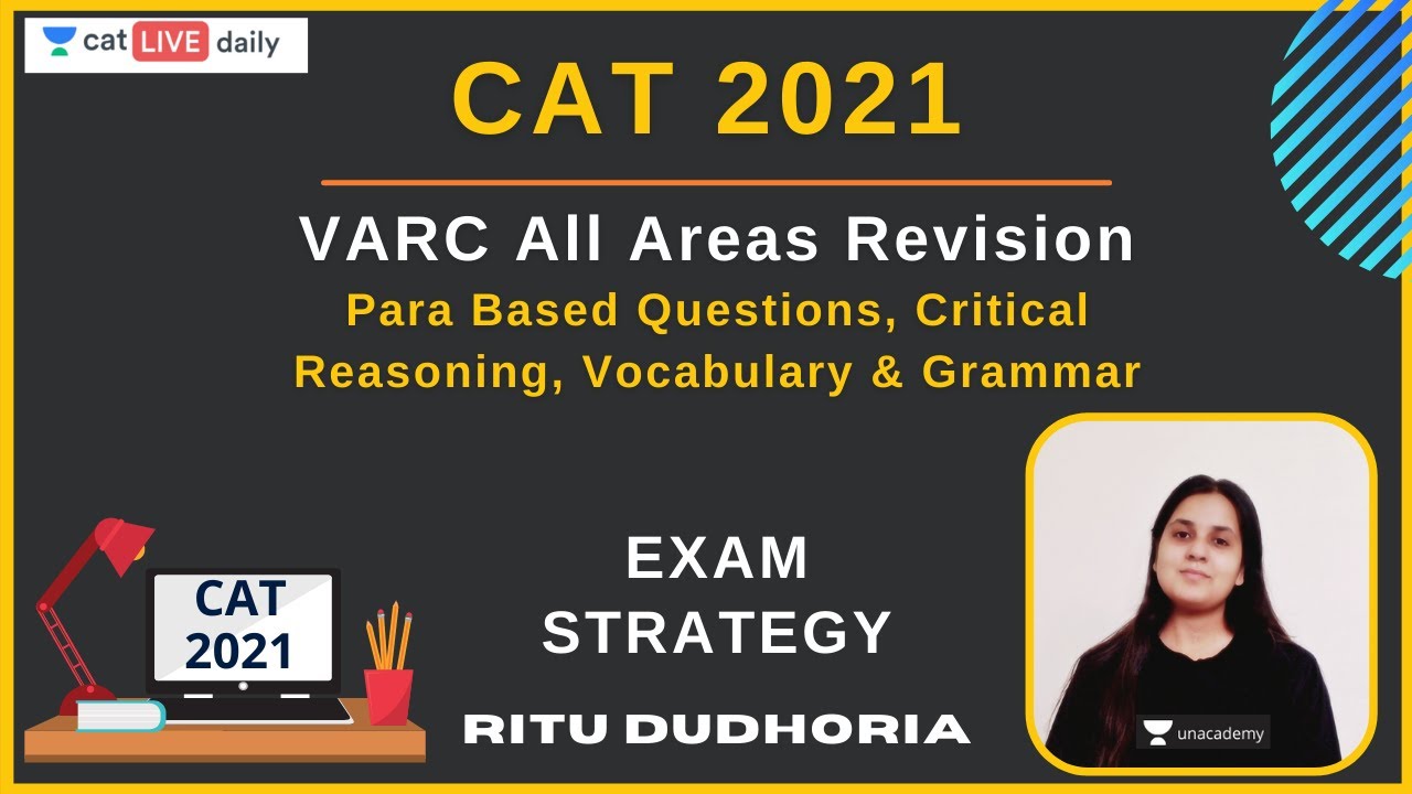 VARC All Areas Revision - Para Based Questions, Critical Reasoning ...