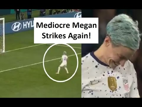 Megan Rapinoe loses women's world cup and laughs - YouTube