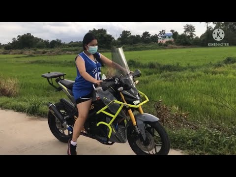 ขับMslaz พาคุณ(มายด์)ออกกำลังกาย ได้ผักกลับบ้านด้วย ️อย่าหาทำ!!! - YouTube