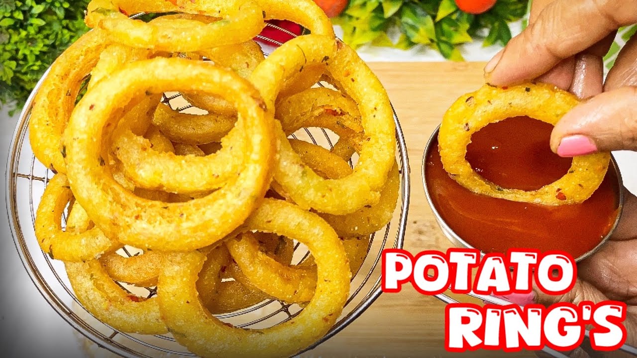 Crispy potato rings/মুচমুচে আলুর রিং/easy potato rings - YouTube