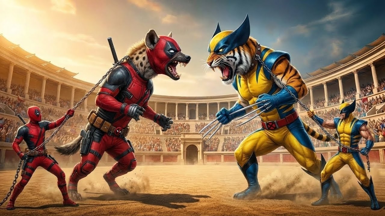 Deadpool’s Hyena vs Wolverine’s Tiger: The ULTIMATE Savage Showdown ...