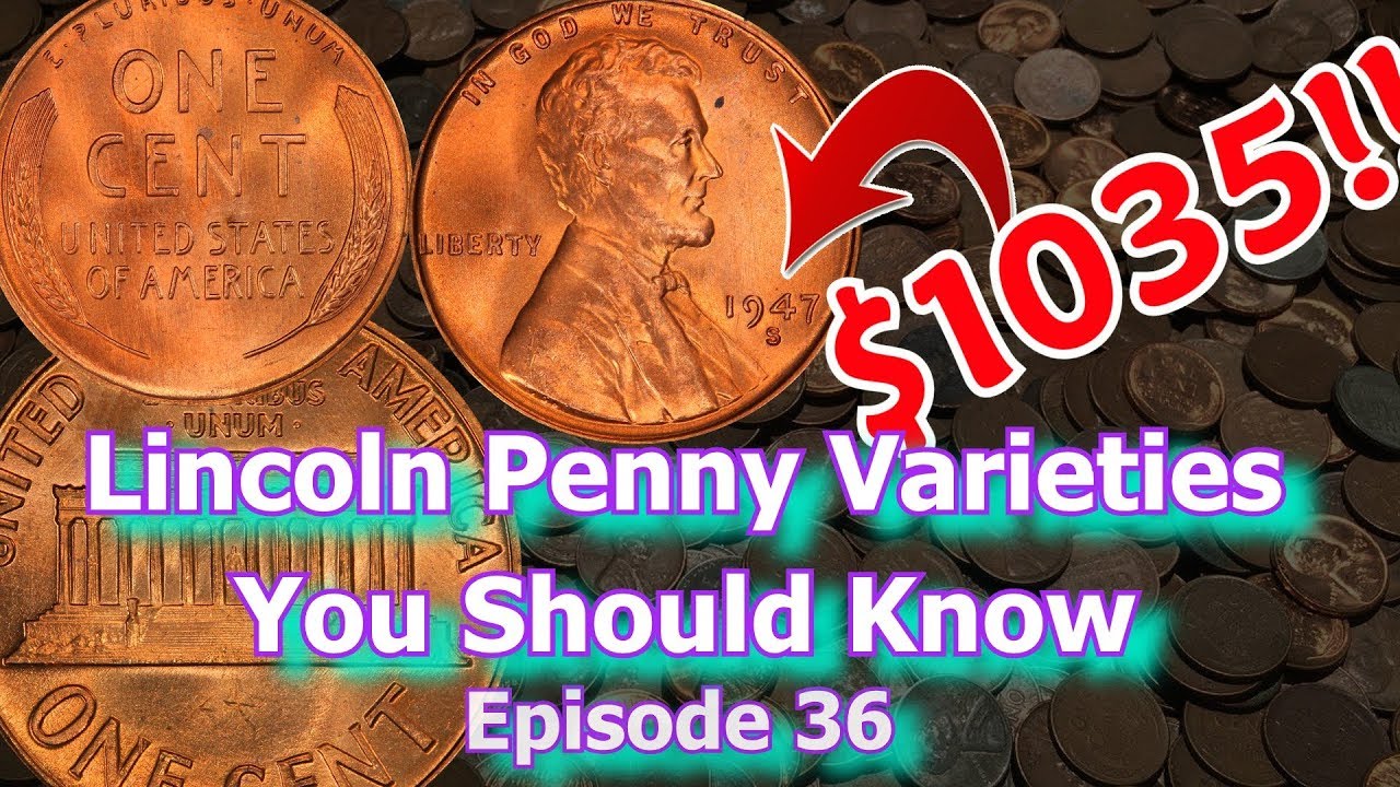 Lincoln Penny Varieties You Should Know Ep. 36 - 1938, 1947, 1959 ...