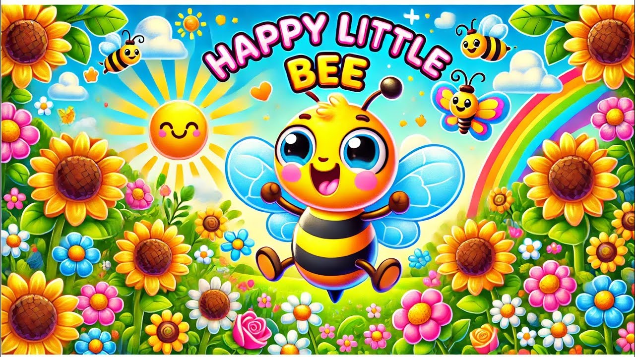 Happy Little Bee | Fun Kids Rhyme | Nursery Rhymes for Children # ...