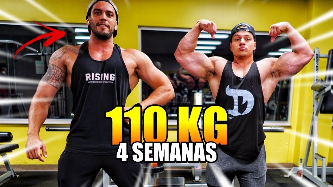 DESAFIO: 110 KG EM 28 DIAS! - YouTube
