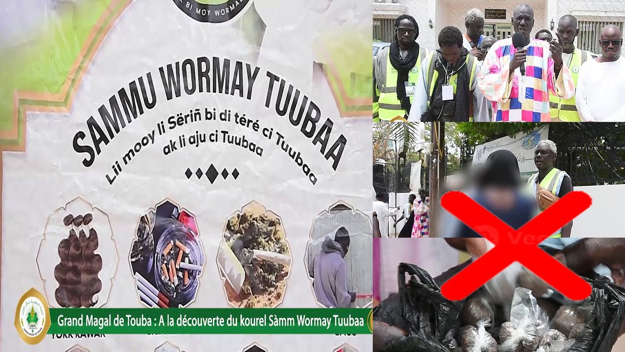 Grand Magal de Touba 2024 A la découverte du kourel Sàmm Wormay Tuubaa ...