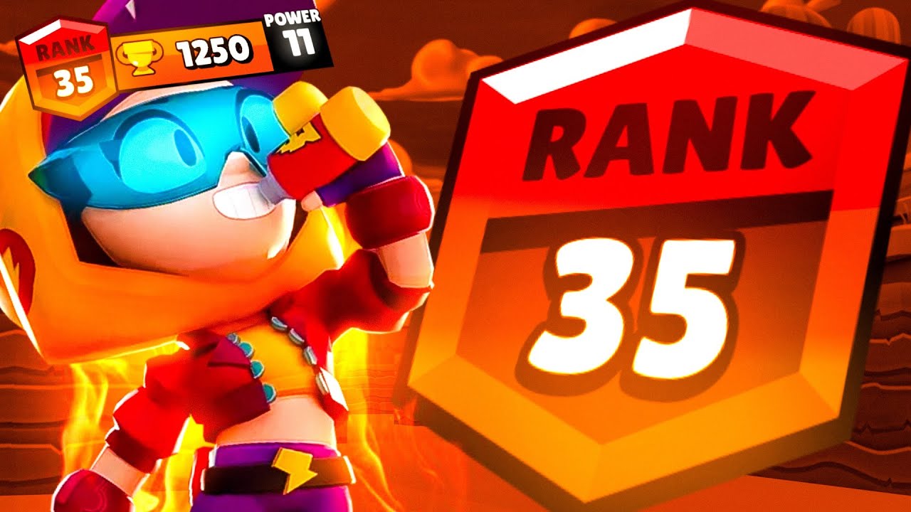Max rang 35⚡️ (Attention brawler skill ) - YouTube