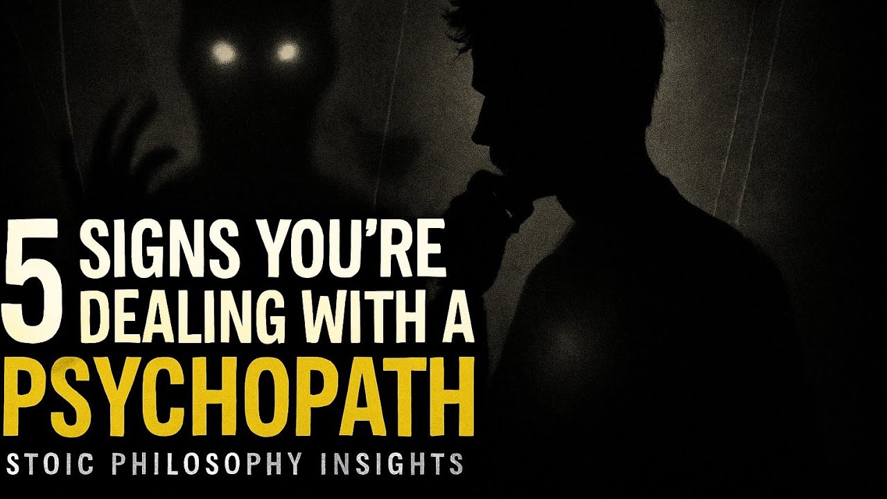 5 Signs You’re Dealing With a Psychopath | Stoic Philosophy - YouTube