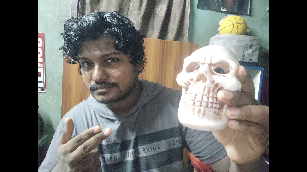 Classic Skull Head Ash Tray Unbox - YouTube