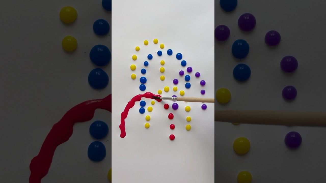 Color Mixing 🩸🖌️ #colormixing #satisfying #drop - YouTube