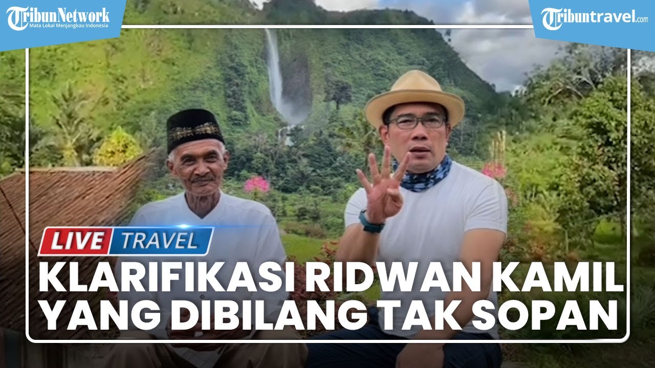 🔴Klarifikasi Ridwan Kamil yang Dibilang Tak Sopan saat ke Rumah Viral ...