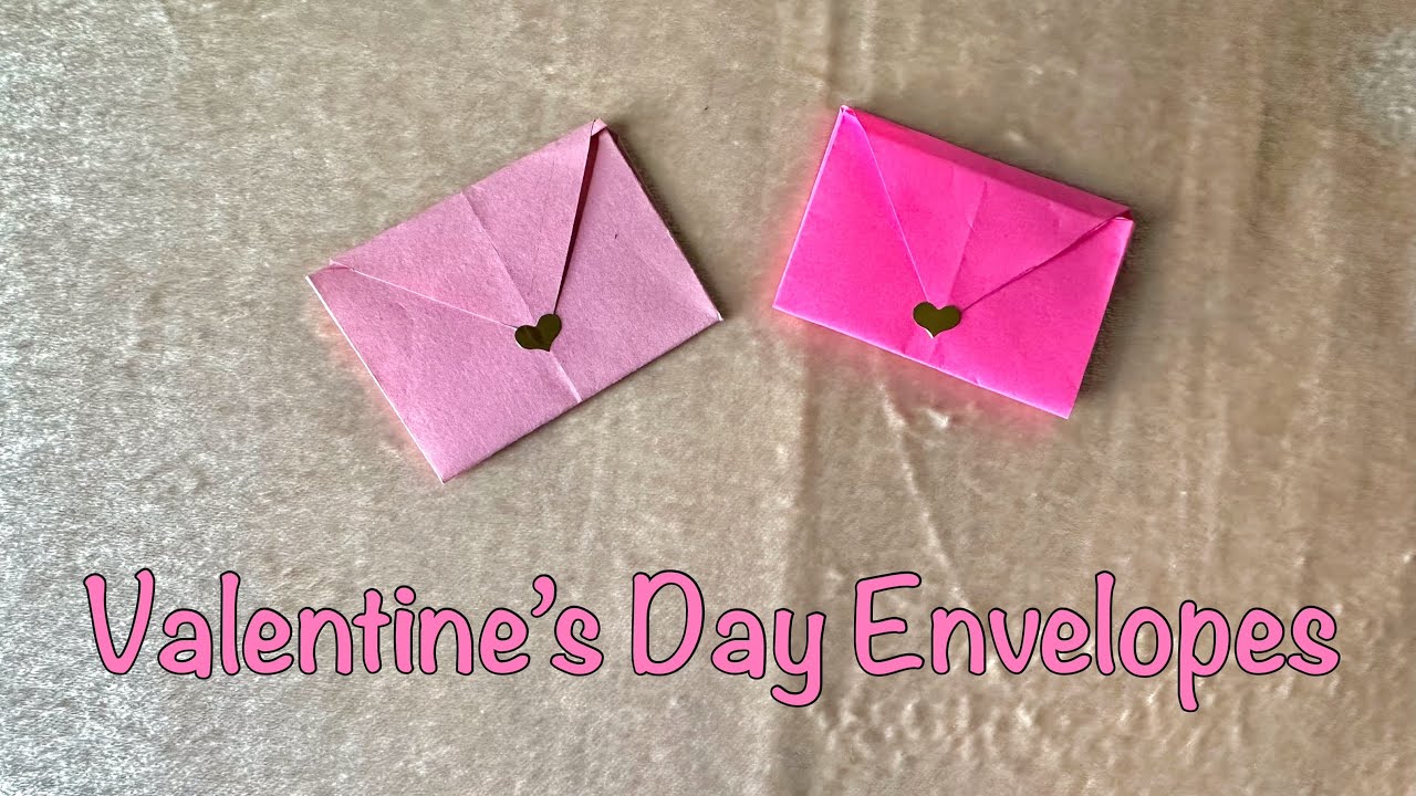 How to Make Valentine's Day Envelopes! │Easy Valentine's Day Crafts ...