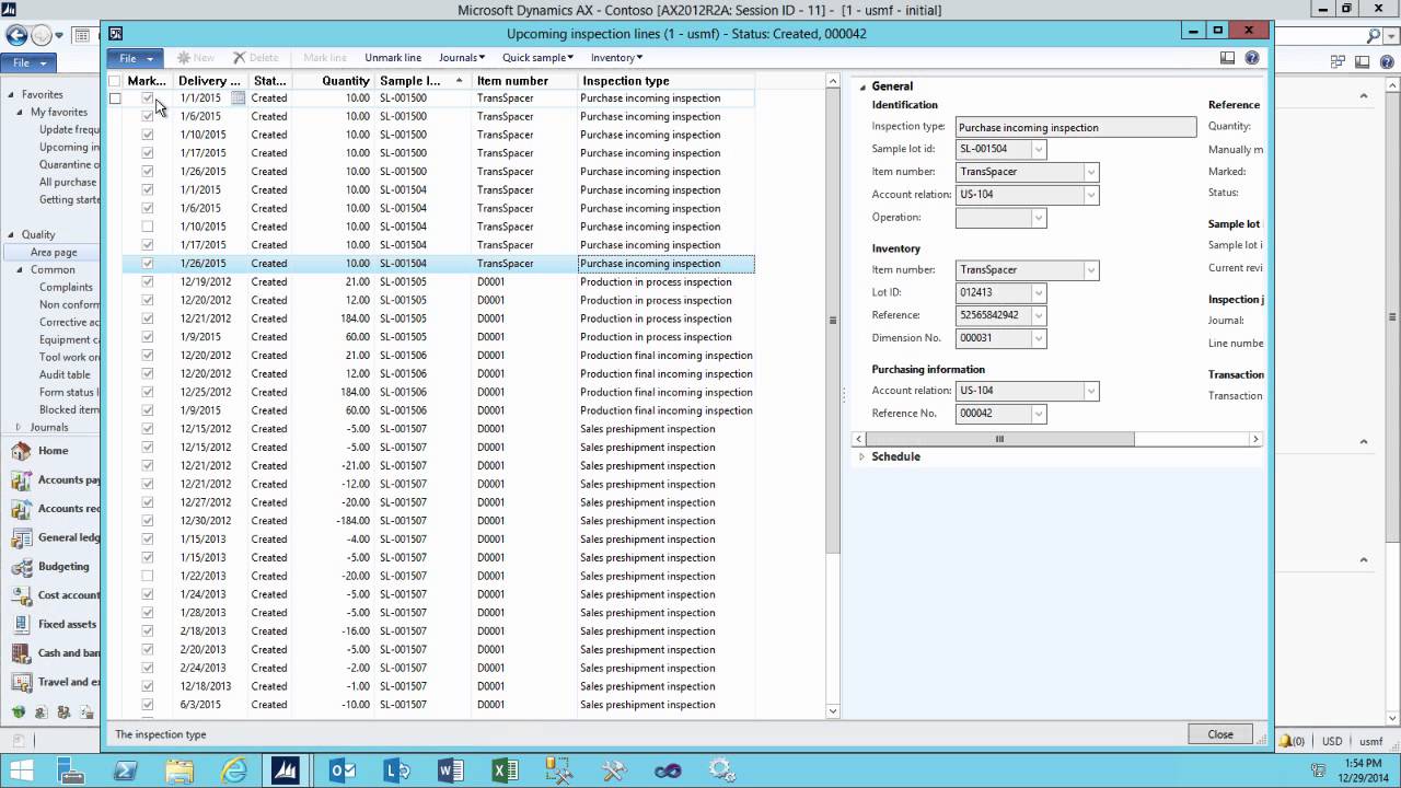 Quality Requirements Planning for Dynamics AX - YouTube