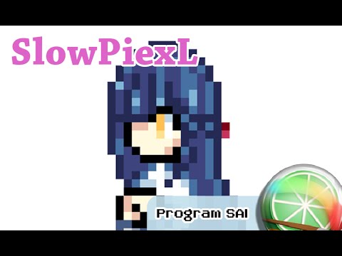 [SlowPixel2] Pixel art Program Sai - YouTube