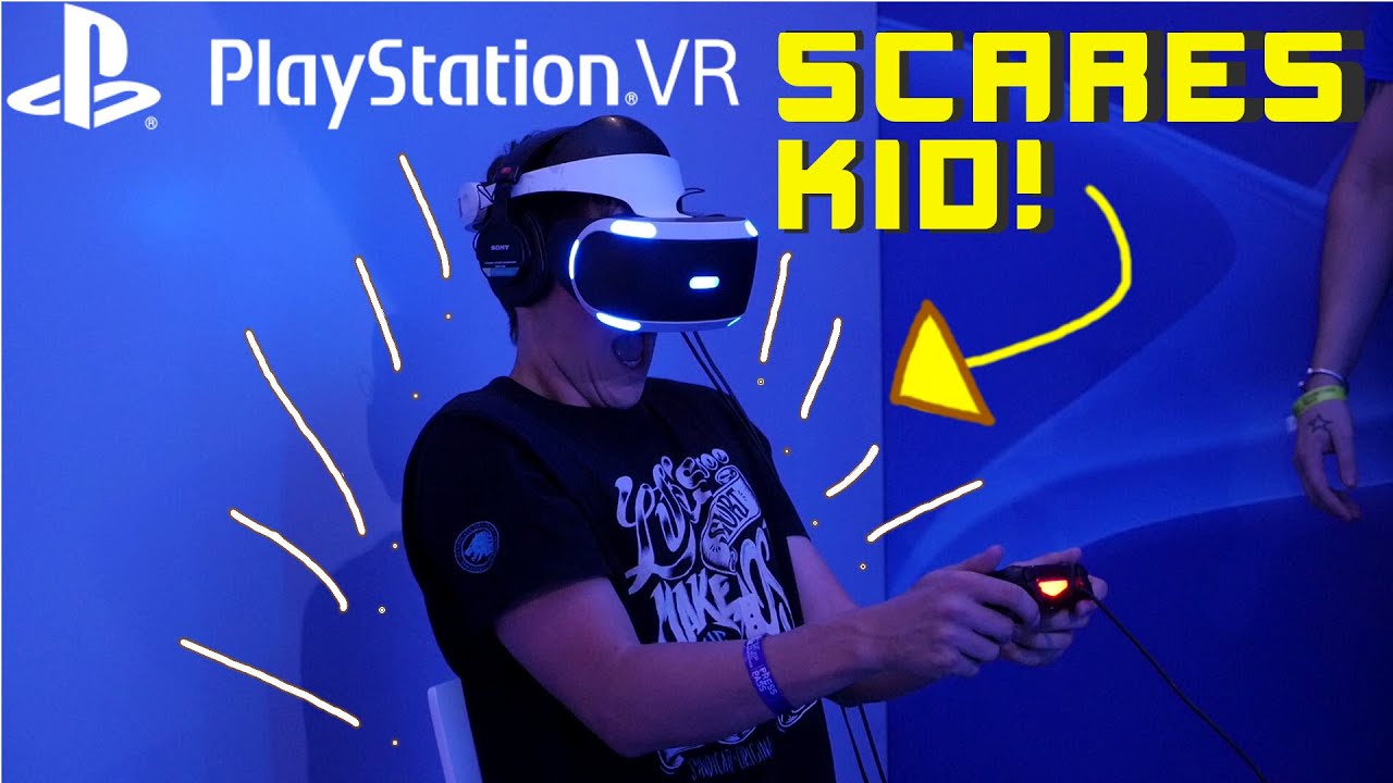 RESIDENT EVIL 7 PS VR SCARES KID - ZRZ - YouTube