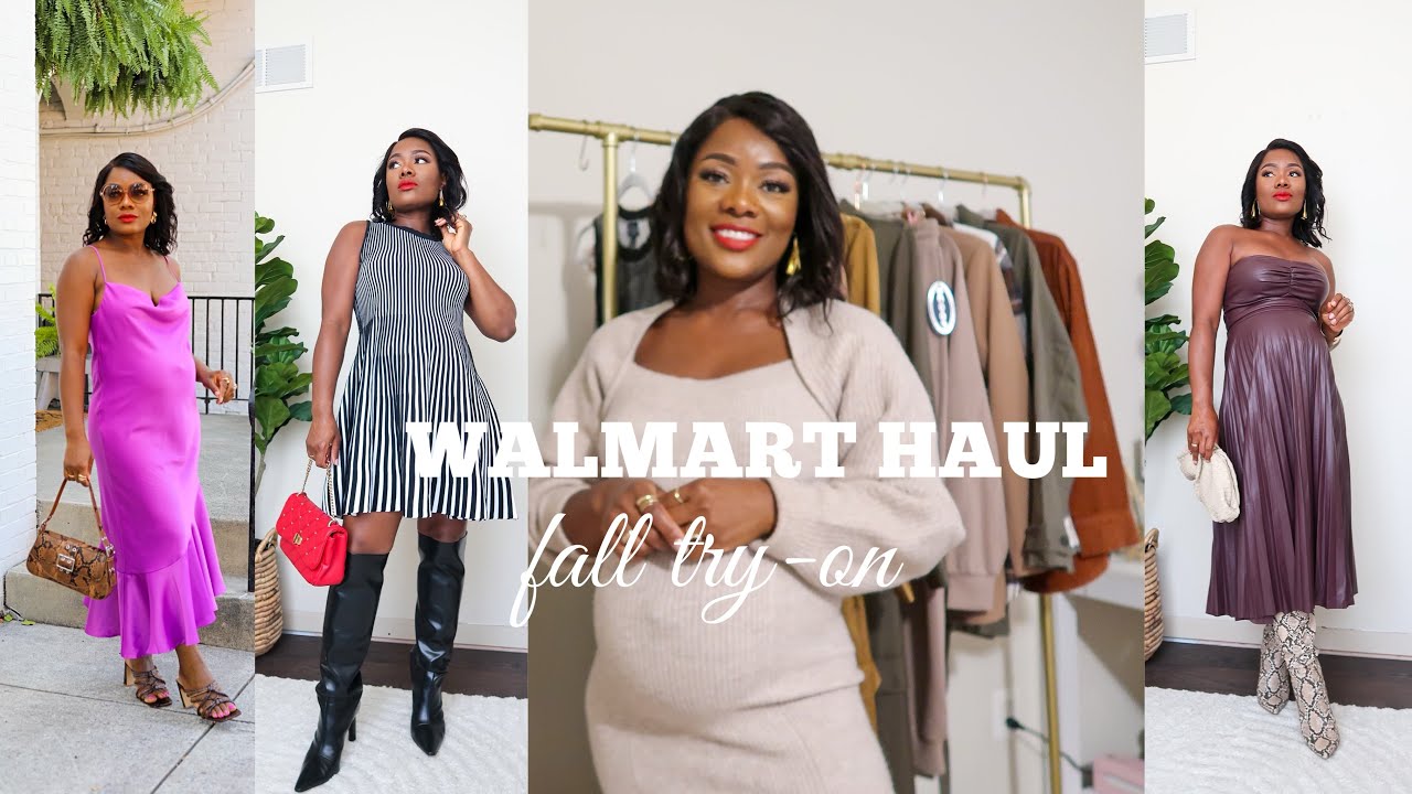 HUGE WALMART FALL HAUL | Try-On Fancynchic - YouTube