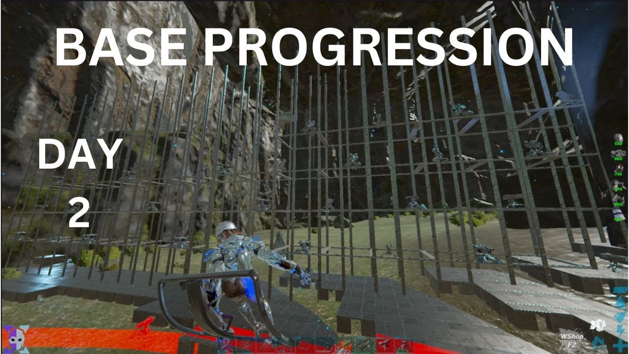 Base Progression and fighting in Ele biome! ARK PVP - YouTube