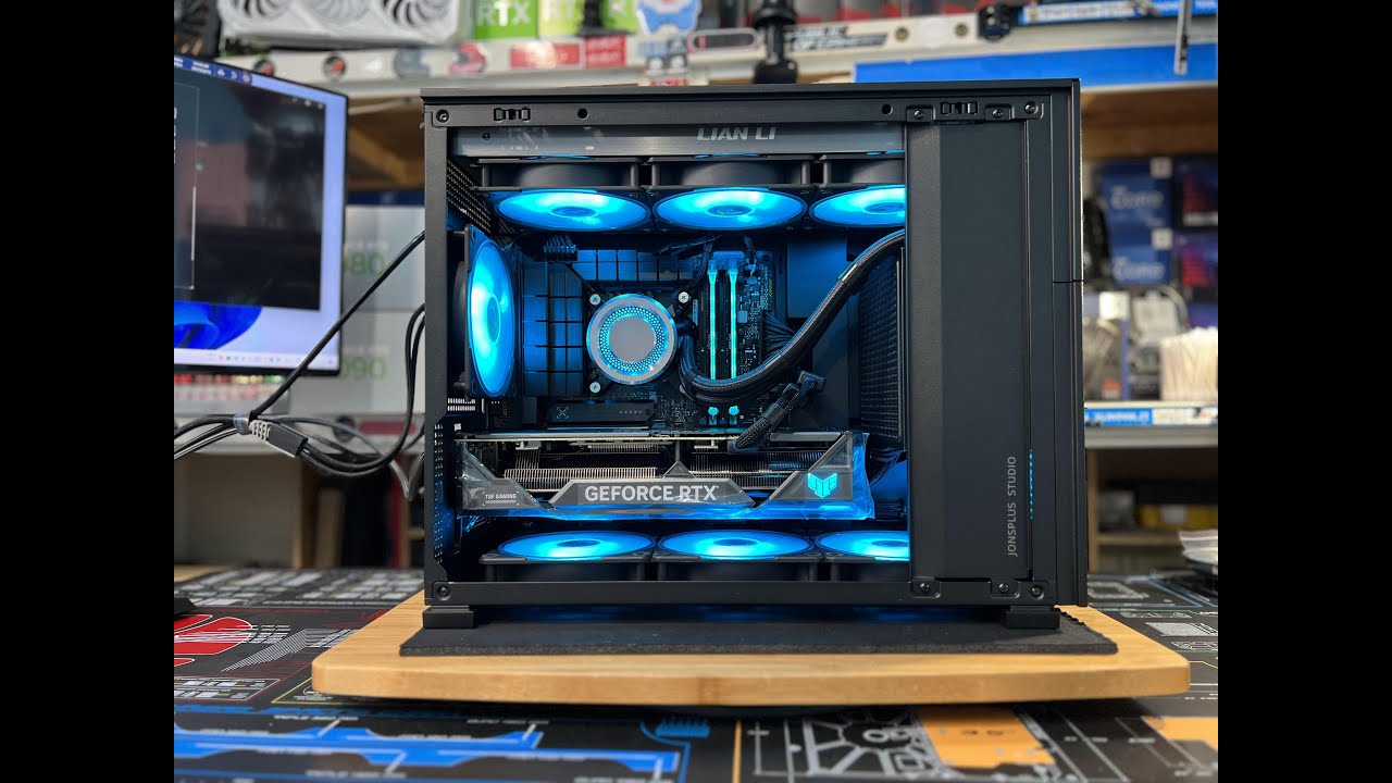 [PCFUN] JONSBO D31 MESH_BLACK-13600k+4070Ti - YouTube