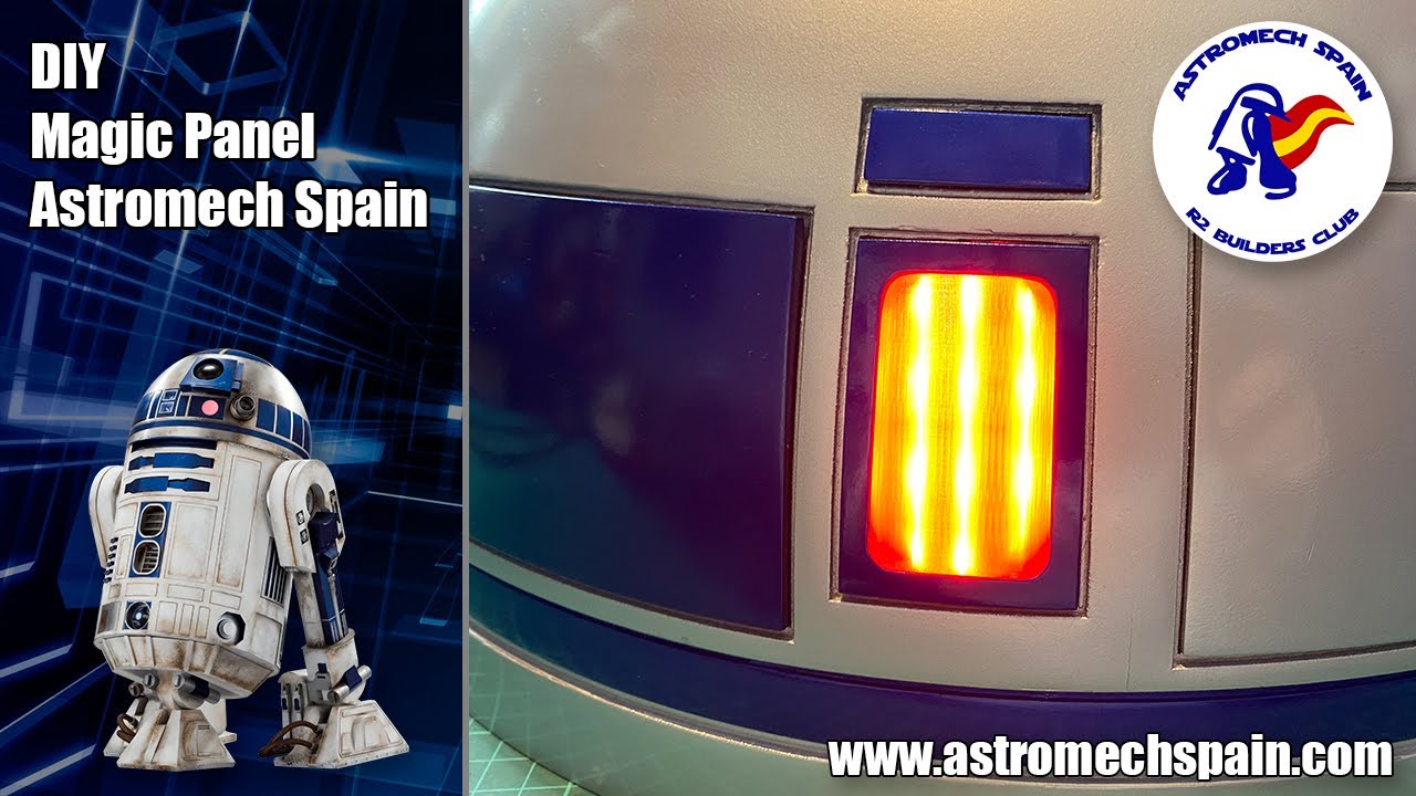 Haz tu mismo un Magic Panel - Astromech Spain - YouTube
