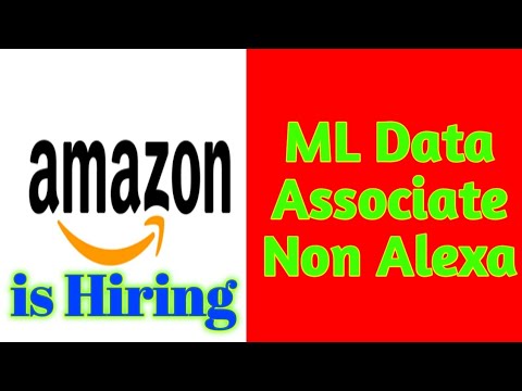 ML Data Associate Non Alexa ll Amazon Hiring ll Job Description ll Jobs ...
