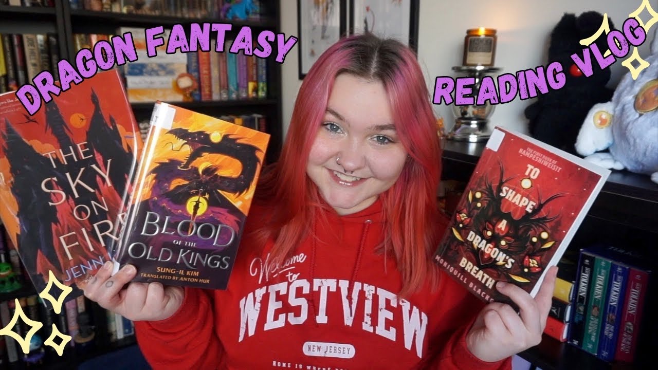 Dragon Fantasy Reading Vlog // Dragon Schools, Heists, and Epic Fantasy ...