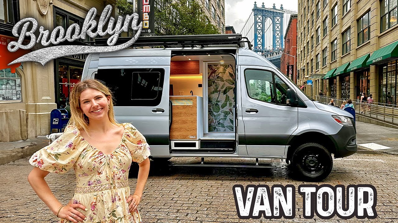 Her FAVORITE Camper Van Tiny Home - VanLife in the City - YouTube
