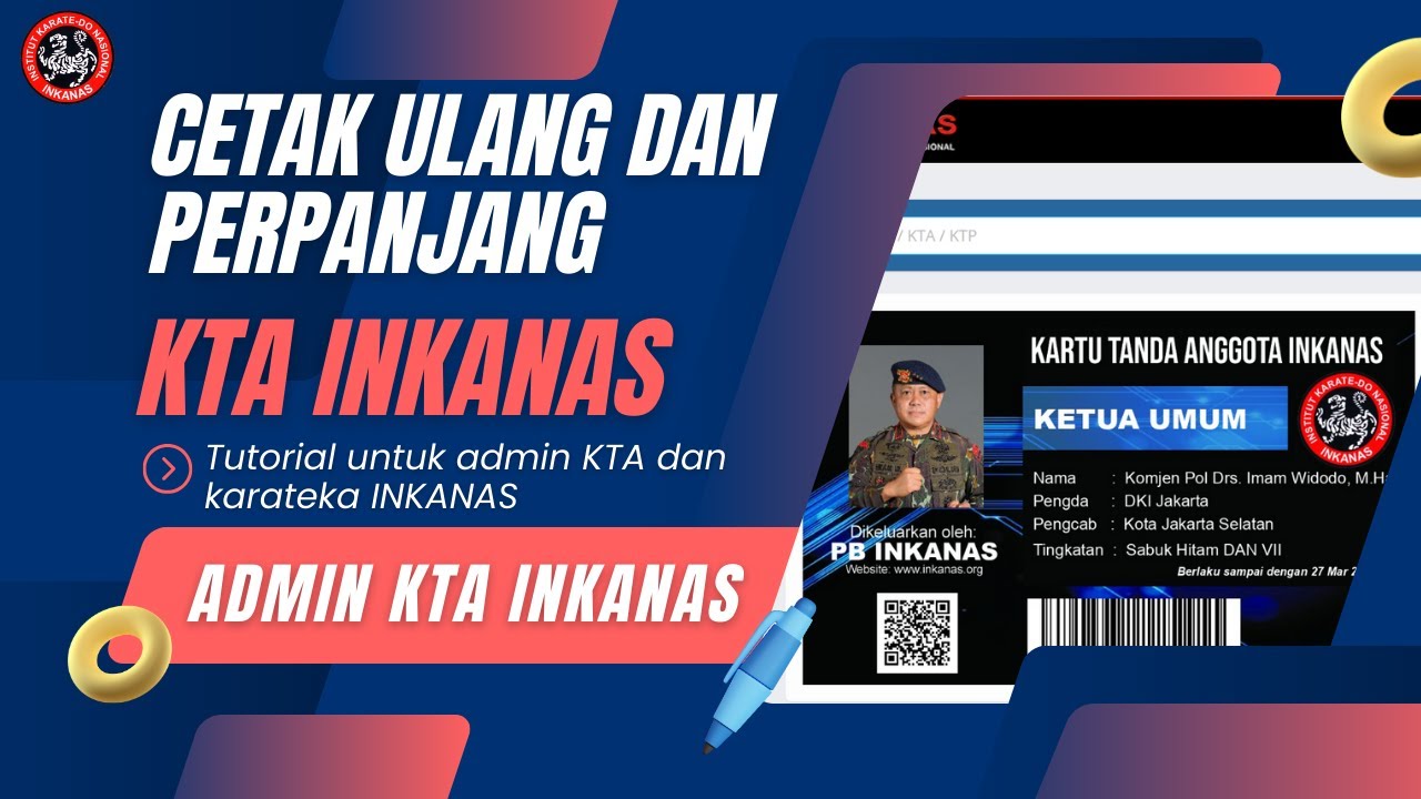 Cara cetak ulang dan perpanjang KTA INKANAS - YouTube