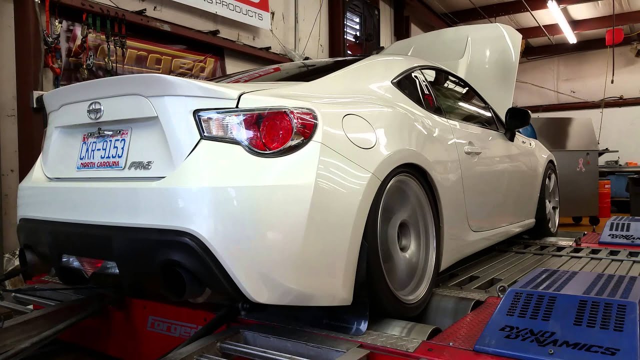 Dyno tuning FRS with Cosworth supercharger - YouTube
