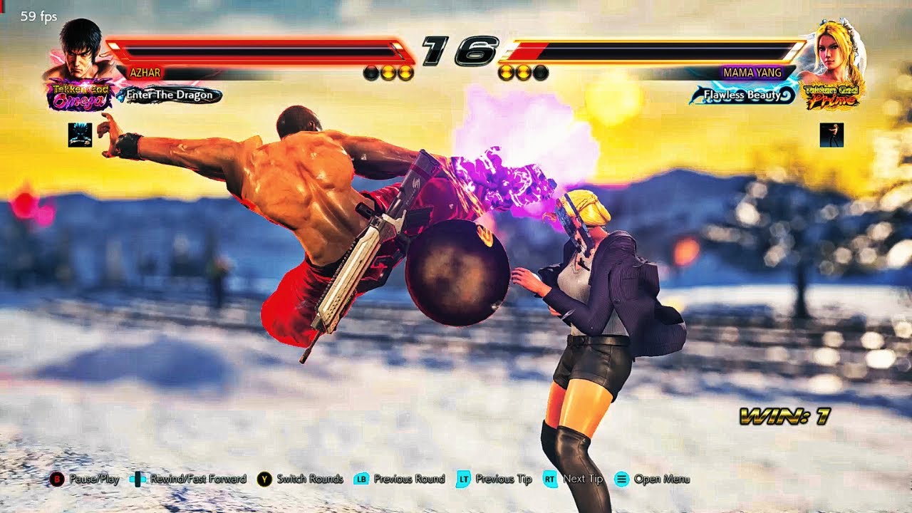 Tekken 7-Azhar Law VS Nina MAMA YANG Ranked Matches Gameplay - YouTube