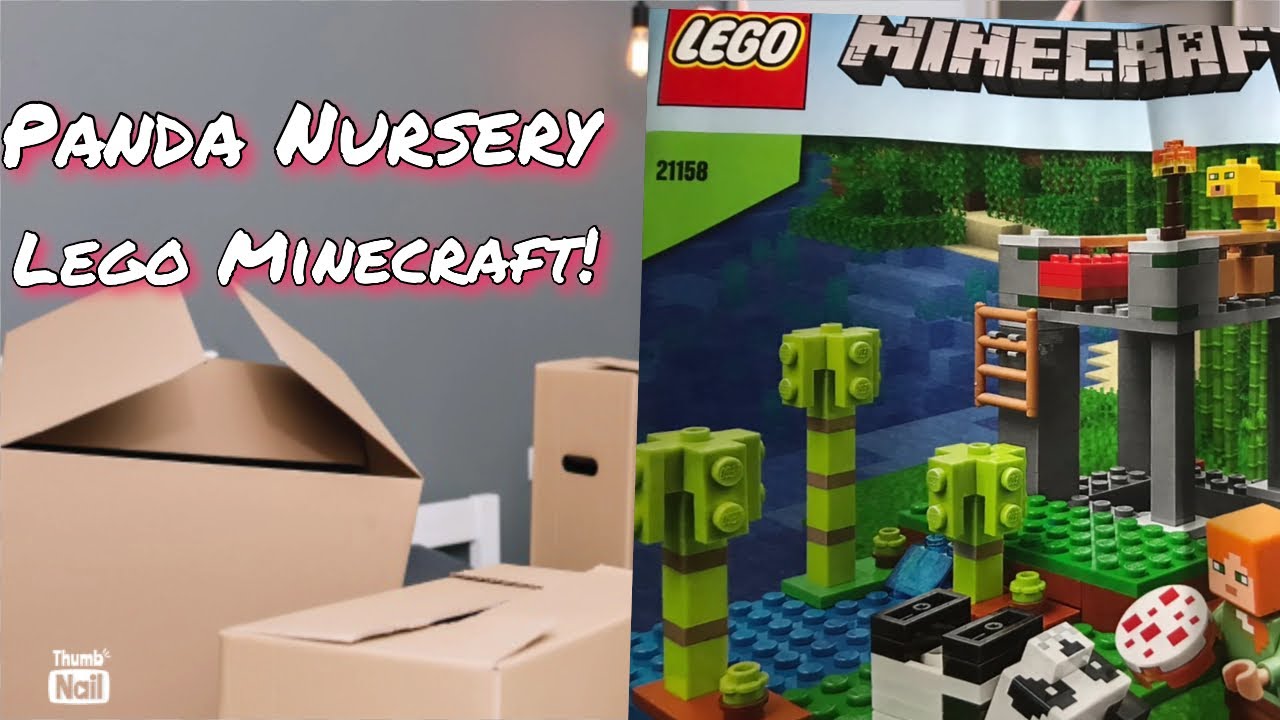 Panda Nursery Lego Minecraft! - YouTube