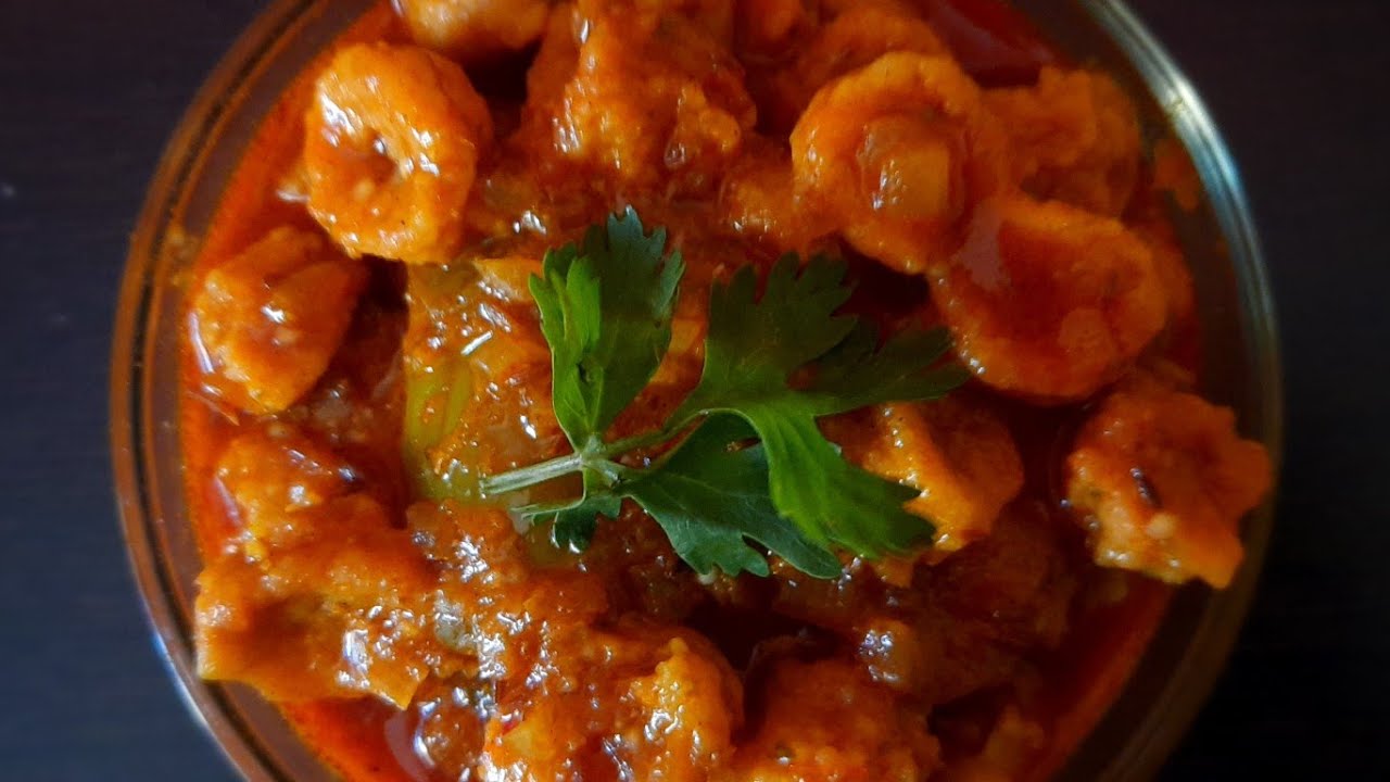सांडग्याची भाजी | Sandgyachi Bhaji | Spicy Sandge | English and Marathi ...