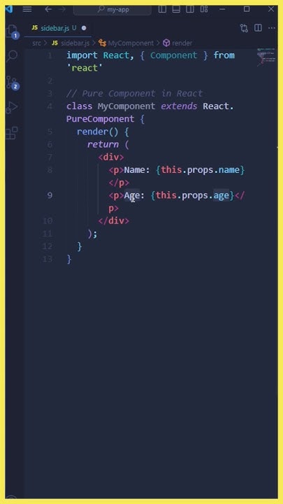 What are Pure Components in React? - React Interview Question Part 4 #codewithsimon #react # ...