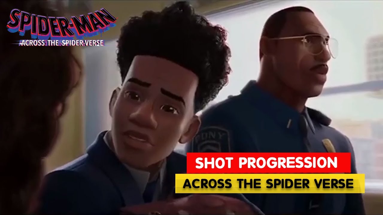 Across The Spider Verse Shot Progression | Animation Breakdown | 3D ...
