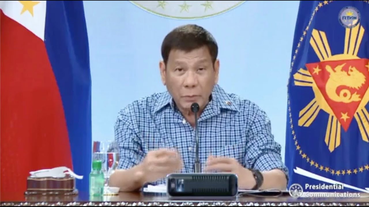 President Duterte's recorded message to the nation | Thursday, May 13 ...