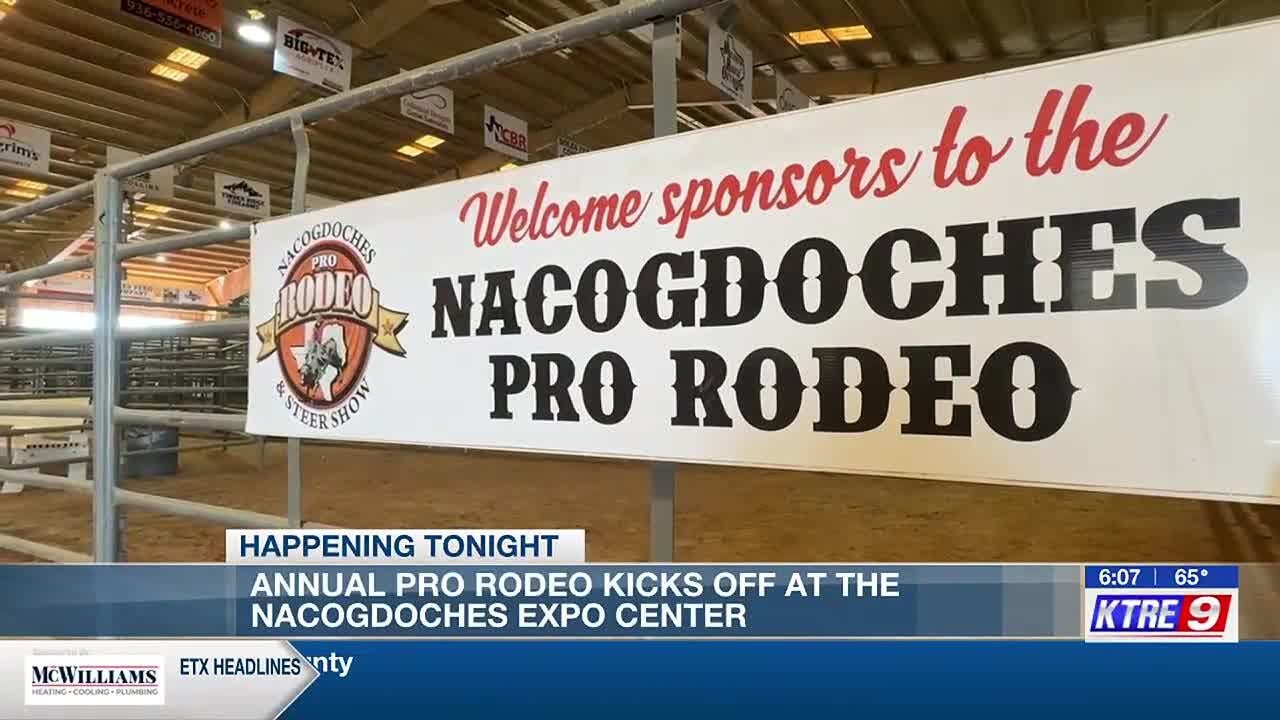 Annual Pro Rodeo kicks off at Nacogdoches expo center - YouTube