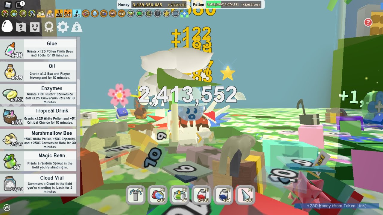 Sprout Party! PT 2/ PT 2 Stump Field! [Bee Swarm Simulator! - YouTube