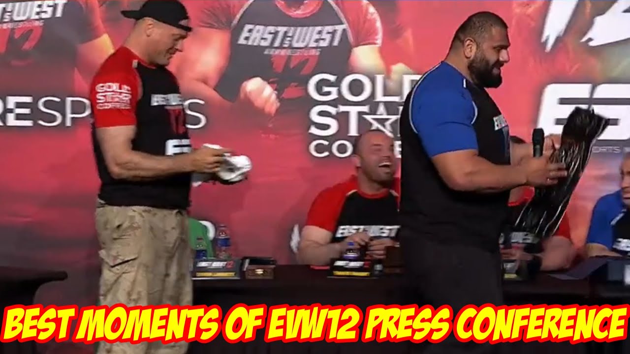 Some of the best moments of the East vs west 12 press conference - YouTube