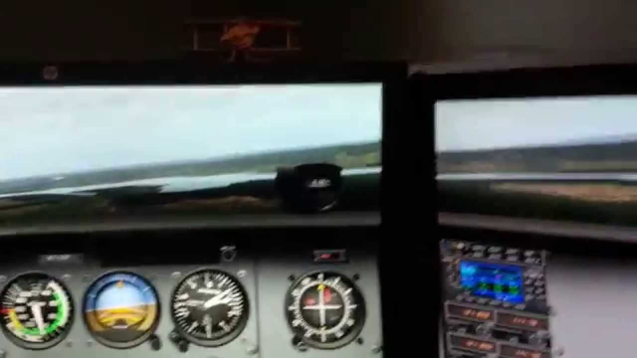 X-Plane Dual Screen Via Xen - YouTube