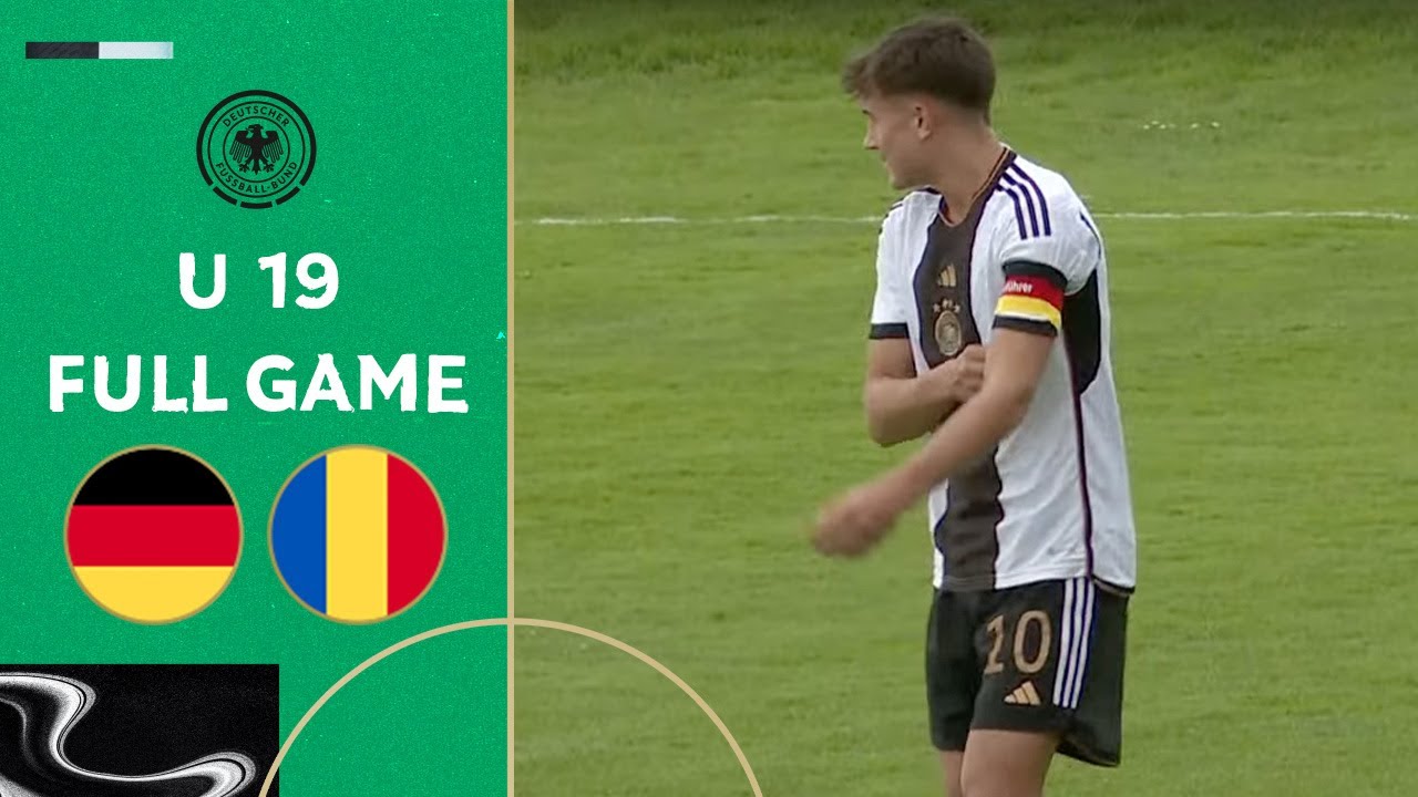 Germany vs. Romania | Under-19 - EURO Qualifiers - YouTube