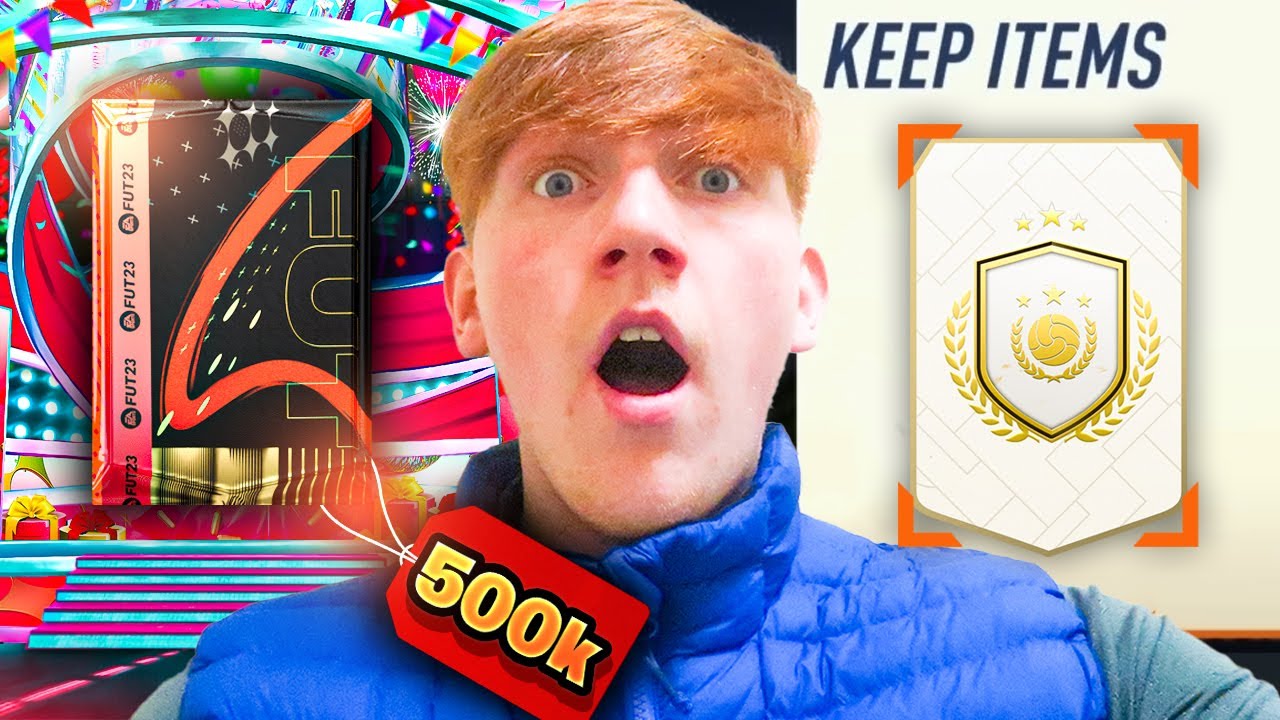 HUGE 500k FUT Birthday Pack + 88+ ICON Player Pick! - YouTube