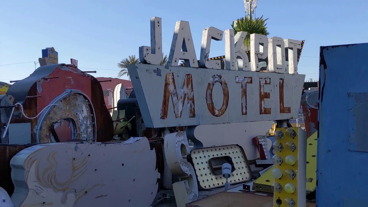 NEON GRAVEYARD LAS VEGAS WITH TIM BURTON EXHIBIT - YouTube