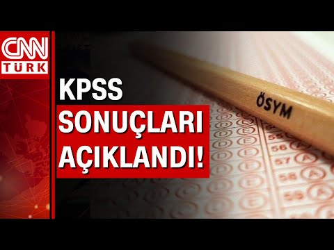 KPSS sonuçları açıklandı