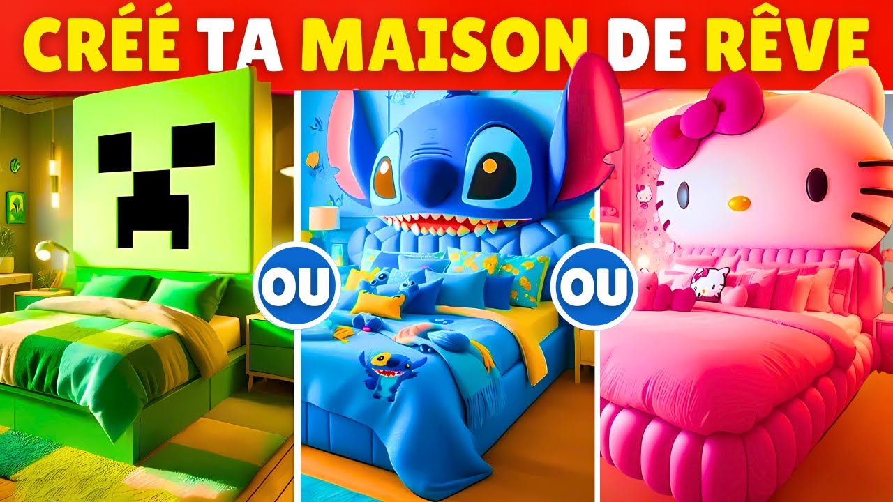 Tu préfères...? CONSTRUIS ta MAISON de RÊVE 🏠💞🦄🌈 - YouTube
