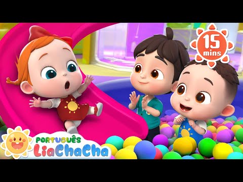 Canção de Brincar no Parquinho | Um Dia Divertido no Parquinho | LiaChaCha - Músicas Infantis