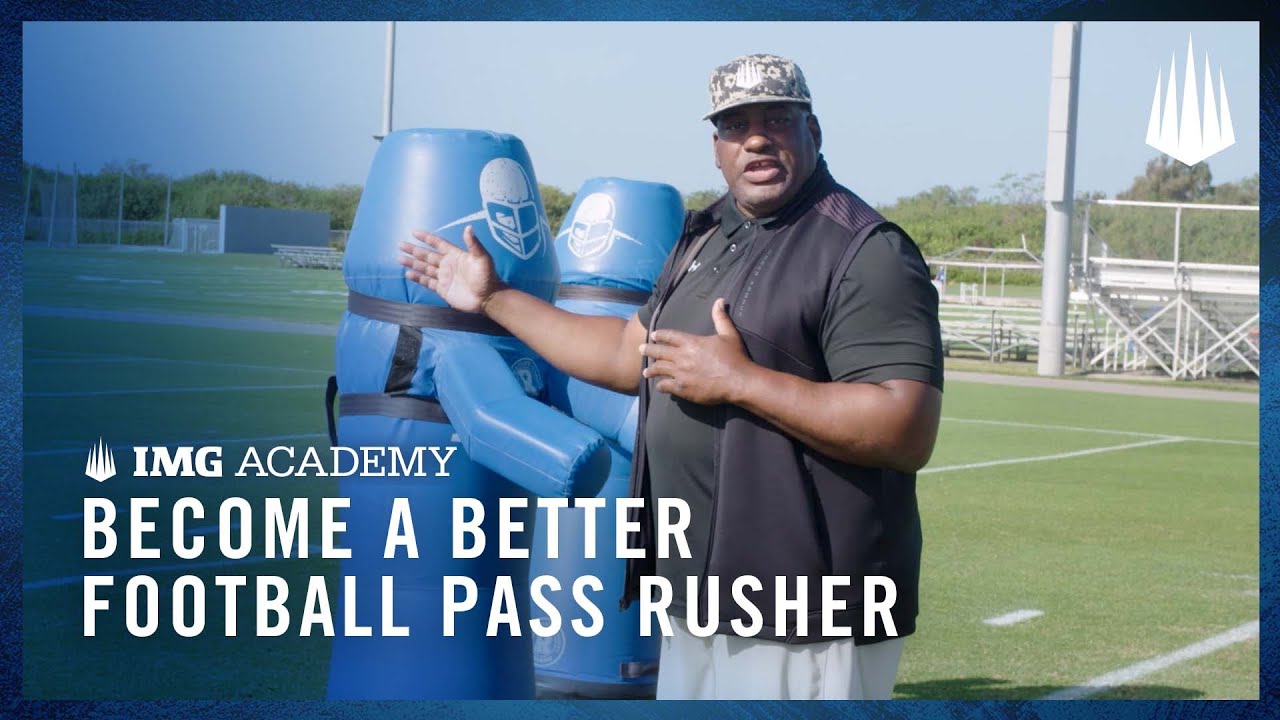 3 Football Drills to Become a Better Pass Rusher - YouTube