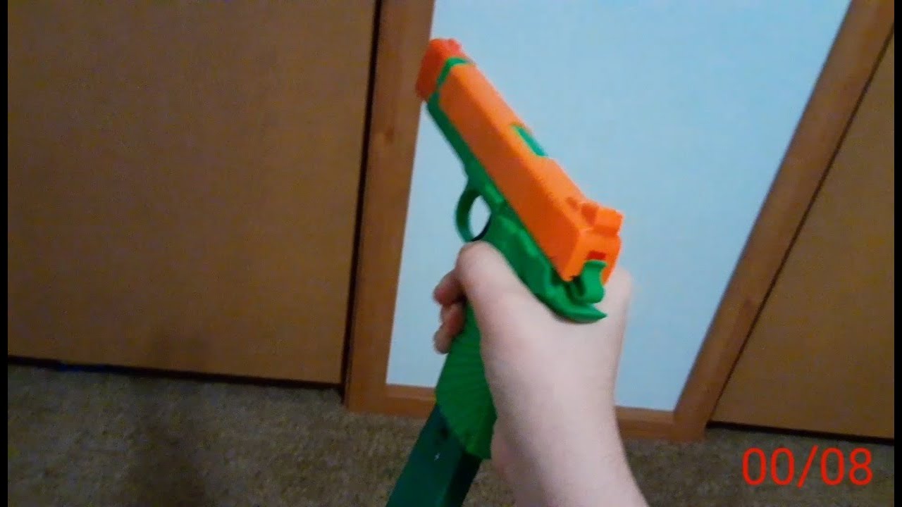 Walmart toy gun reloads(Colt 45a1) - YouTube