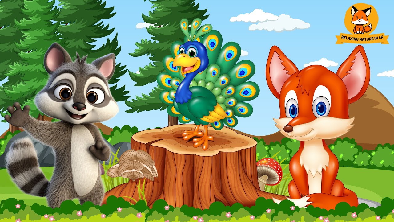 Wild Animal Sounds In Nature: Peacock, Fox, Raccoon, Monkey - Animal ...