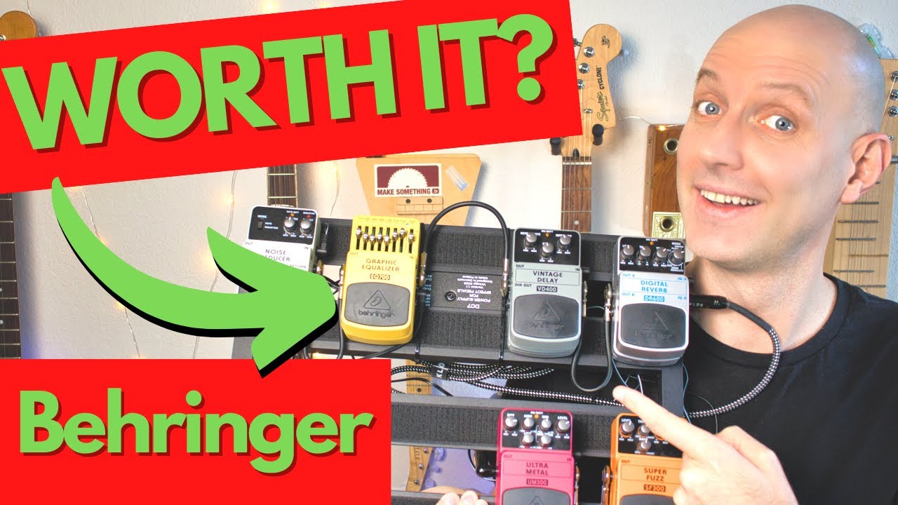 Any good? About those Behringer BOSS clone guitar pedals ... - YouTube