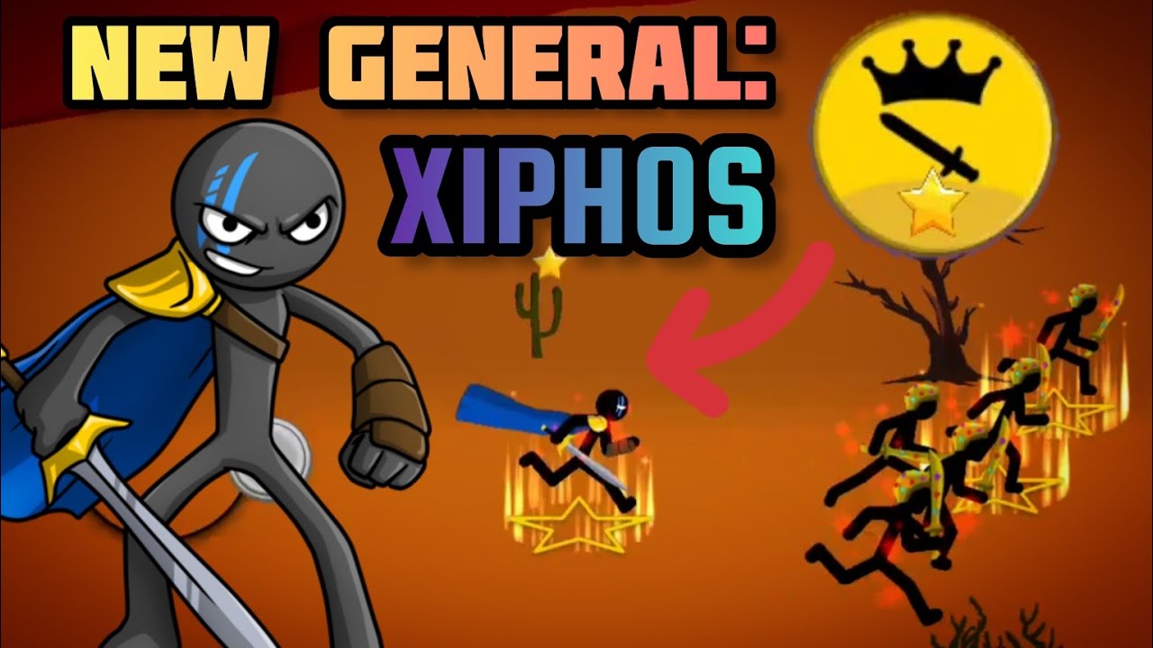 Stick War Legacy Mod Update, New Unit: General Xiphos! Epic Powerful ...