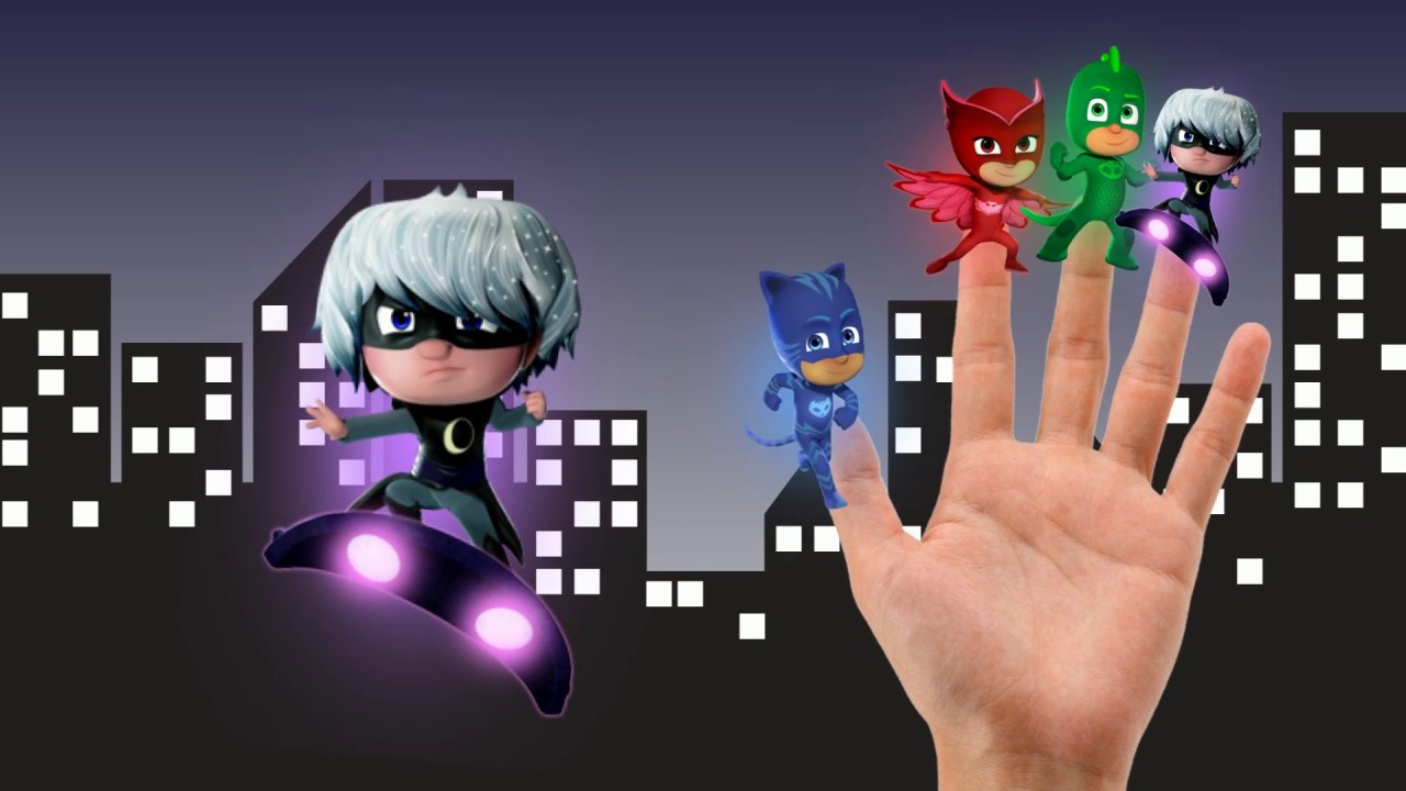 PJ Masks | PJ Masks Finger Family | PJ Masks Songs | Superhero Nursery ...